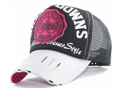 China Gorras Printed 5 Panel Mesh Hat , Outdoor Sport Mesh Baseball Hats For Unisex for sale