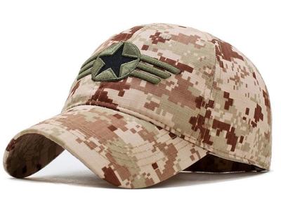 Cina Linee respirabili fascia dei berretti da baseball ricamate stile militare 4 per estate in vendita