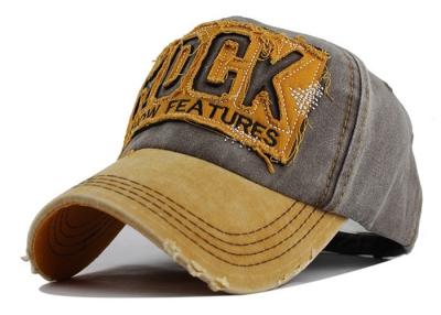 China Customized Washed Cotton Baseball Cap Fashion Casual 5 Panel Adjustable Size for sale