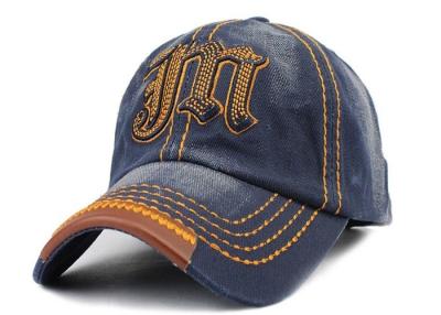China Snapback Outdoor Washed Cotton Baseball Cap Fitted 6 Panel Style For Adults for sale