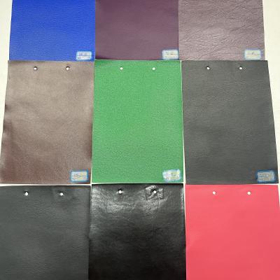 China Factory Stock Proteid  Metal Wire Synthetic Leather 4 Ways Spandex Faux Leather Pvc Stretch Leather Fabric for Furniture for sale