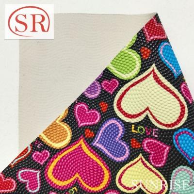 China Factory Direct Delivery Customize Various Patterns PU Leather for Bags Girls Bow for sale