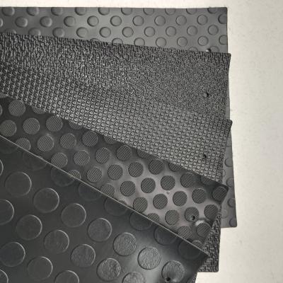China Durable PVC Synthetic Leather Car Floor Mat Rolls Customized Thickness Leather Flooring for sale