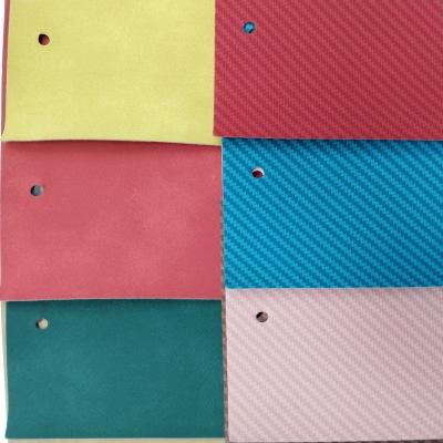 China High Quality PU Laserable Embossed Leather Stretchable Blackout for Notebook Covers Outdoor Garments Bags Sofas Hot Stamping for sale
