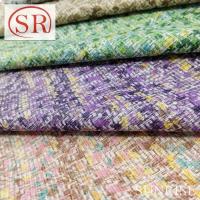 China High Quality Lychee Pattern Design PU Artificial Leather Suitable for Sofa Interior for sale