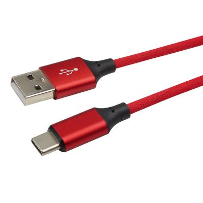 China Cotton Braided 3 Feet 6 Feet Usb Type C To Type A Cable for sale
