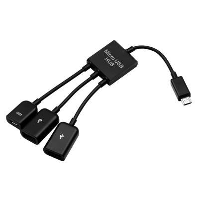 China Lightweight Micro Adapter Converter , 3 In 1 Micro USB Power Charging Adapter for sale