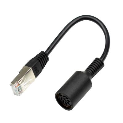 China 8 Pin Female To Ethernet Rj45 Male Adapter With UL / CE / ROHS Approved for sale