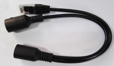 China Back Micro Adapter Converter With 8P Female To 8P Female And RJ45 Plug for sale