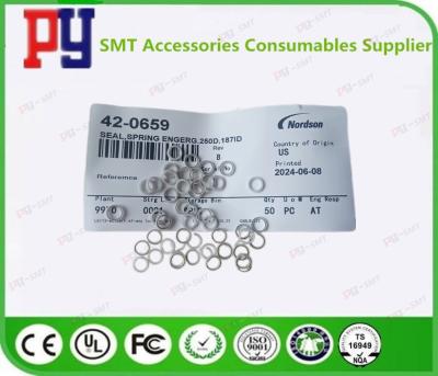 중국 ASYMTEK 6655427/42-0659/7200826/725111 ASYMTEK DV-8000 부품, SEAL, 스프링 엔진.250D.187ID SMT 기계 예비 부품 판매용