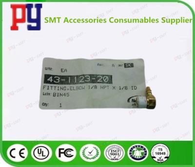China Asymtek 43-1123-20 FITTING, ELBOW 1/8 NPT X 1/8 ID SMT Machine Spare Parts for sale
