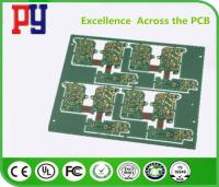 China 4L Flex Circuit Prototype Rigid Flexible PCB with 3 Mil Line Width and 0.8-3.2mm Board Thickness Options for sale