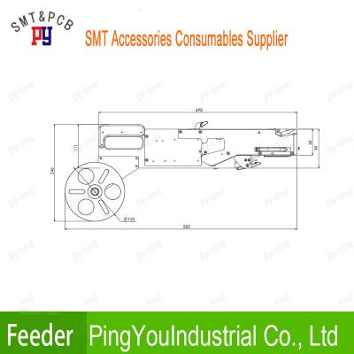 China Small Size Smt Label Feeder Non Standard Label Type For JUKI ZEVATECH Feeder Accessories for sale