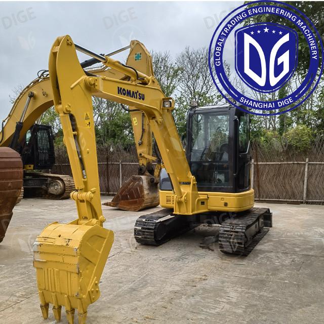 Komatsu PC55 With excellent power durability and high efficiency Japanese Komatsu PC55 Small Excavator