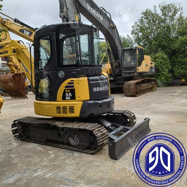 Komatsu PC55 With excellent power durability and high efficiency Japanese Komatsu PC55 Small Excavator