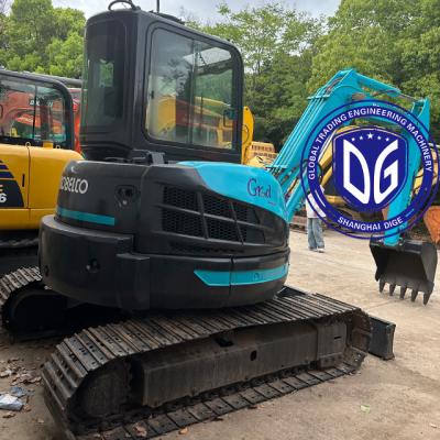 Cina Escavatori idraulici usati SK55 Kobelco Mini Crawler,5.5 tonnellate, 90% nuovo, pronto per la vendita. in vendita