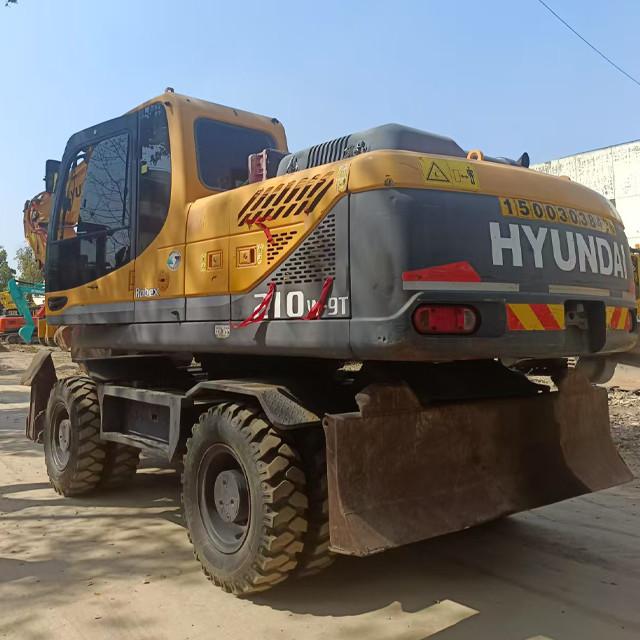 Reliable Hyundai 210W-9 Used Wheel Excavator Durable and High Performance Wheel Excavator Construction Equipment