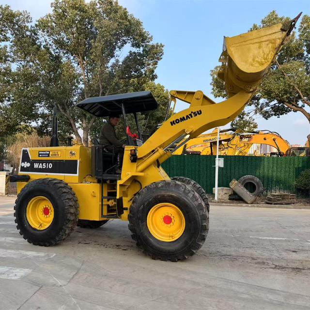 Reliable Komatsu WA510 Used Loader Durable and High Performance Komatsu Loader Construction Equipment