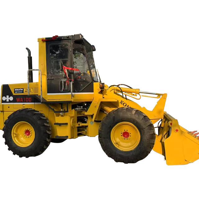 Reliable Komatsu WA100 Used Loader Durable and High Performance Komatsu Loader Komatsu Construction Equipment