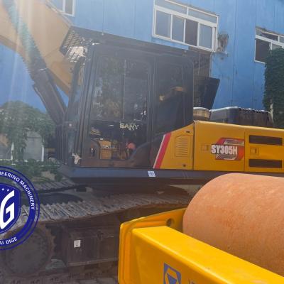 China 30 ton bedrijfsgewicht SANY 305 Gebruikte graafmachine klaar voor onmiddellijke verzending naar Libië Te koop