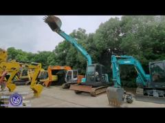 Manœuvrable Sk75 utilisée Kobelco 7,5 tonnes excavateur polyvalent pour la construction