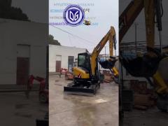 Sany Sy55C Gebraucht 5,5 Tonnen Bagger mit Schnellstart-Motor und hellen Bildschirm
