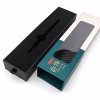 China Slim Drawer Box for Cosmetic Packaging Velvet Insert Window for sale