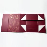China Magnetic Closure Custom Collapsible Rigid Boxes For Presentation Packaging for sale