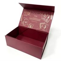 China Magnetic Closure Custom Collapsible Rigid Boxes For Presentation Packaging for sale