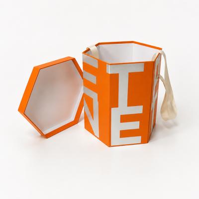 China Foldable Rigid Custom Gift Boxes with Carry Handle Space Saving Retail Packaging for sale
