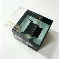 China Insert Tray Transparent PET Sleeve Clear Window Box Retail Display Structure for sale