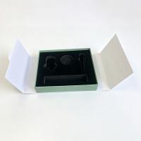 China Custom Double Door Rigid Gift Box with Flocked EVA Insert for sale
