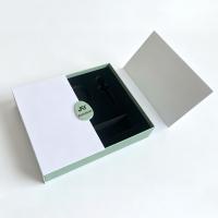 China Custom Double Door Rigid Gift Box with Flocked EVA Insert for sale
