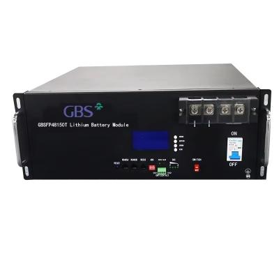 China 48V 51.2V 15S 16S 150Ah LFP Battery Moudle 3U 4U 5U for Telecom Base Station Lithium Ion Battery Pack for sale