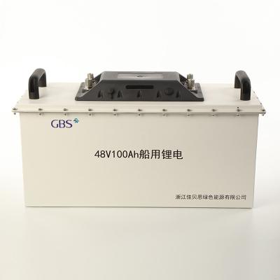 China Elektrische Marine 3000 Cycli100ah Navulbaar Lithium Ion Batteries Te koop