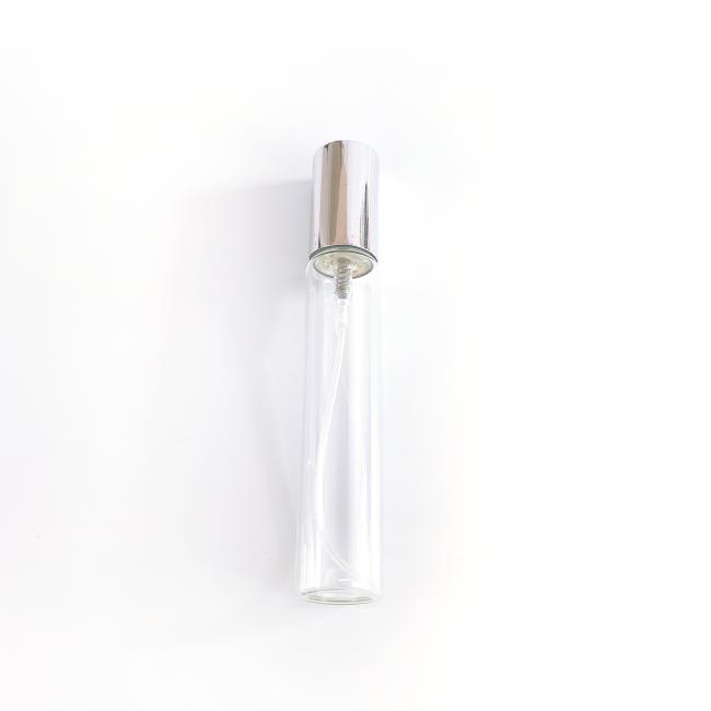 Chiara bottiglia di profumo riutilizzabile di vetro d'argento di 30ml 50ml 100ml