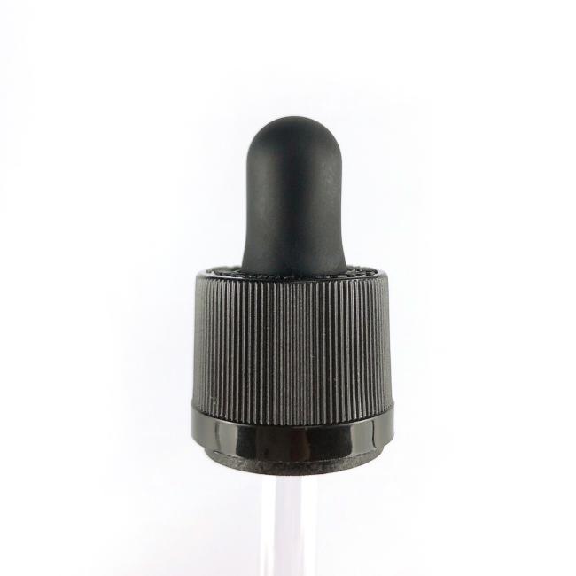18/415 Liquid Droppers Clear Liquid Medicine Eye Dropper with Bulb Tip Silicone and glass Pipettes