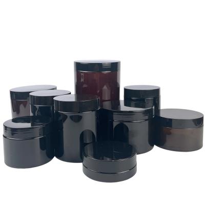 Cina 200ML 250ML intorno alla bottiglia crema di plastica vuota dell'ANIMALE DOMESTICO del cilindro del barattolo con la vite in vendita