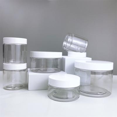 Cina 200ML 250ML intorno alla bottiglia crema di plastica vuota dell'ANIMALE DOMESTICO del cilindro del barattolo con la vite in vendita