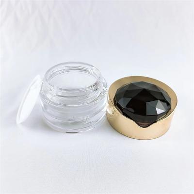 China glass bottle set with ABS cap/pump head Cosmetic cream jar à venda