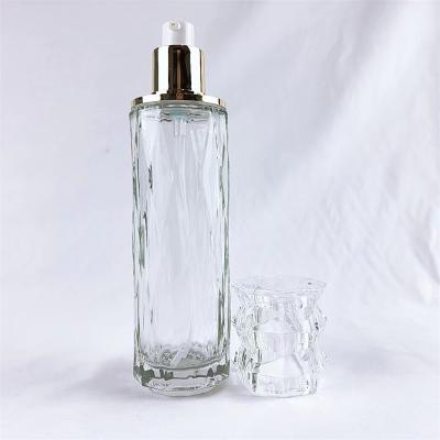 Cina Personal Skin Care Elegant Logo Printing Cosmetic Glass Packaging in vendita