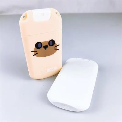 Китай 20ml Card Type Perfume Bottle PP Screen Printing Pump Sprayer Beauty Packaging продается