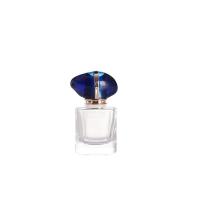 China Luxury Customized Empty Transparent Hexagonal Glass Perfume Bottle 100ml for sale