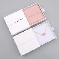 China Recyclable Jewelry Packaging Box 90x90x30mm with Custom Logo - Eco-Friendly Cardboard Gift Box for Earrings and Necklaces for sale