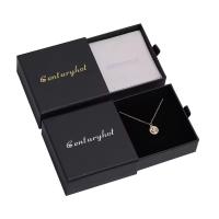 China Recyclable Jewelry Packaging Box 90x90x30mm with Custom Logo - Eco-Friendly Cardboard Gift Box for Earrings and Necklaces for sale