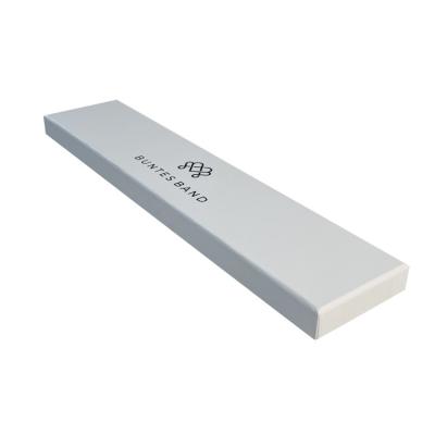Cina Al dettaglio Logo personalizzato Cartone Bianco Unico Regalo Orologio Strappa Confezionamento Scatola Capo E Disegno Base in vendita
