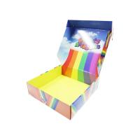 China Custom Corrugated Cardboard Garment Boxes Foldable Matte Lamination 250gsm for sale