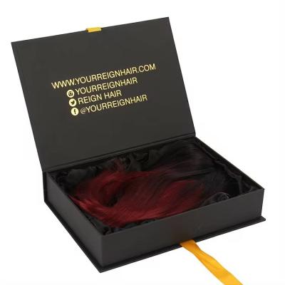 Cina Scatole di imballaggio per estensioni di capelli di moda Scatole di imballaggio per le parrucche personalizzate leggere in vendita