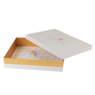 China Rigid Cardboard Custom Apparel Boxes Lid And Base Men T Shirt Recyclable for sale