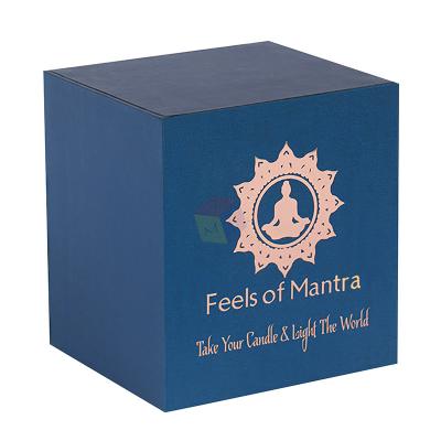 Cina Carta di cartone rigida fatta a mano Logo personalizzato Luxury Sliding Drawer Candela profumata Scatola regalo con inserto di schiuma in vendita